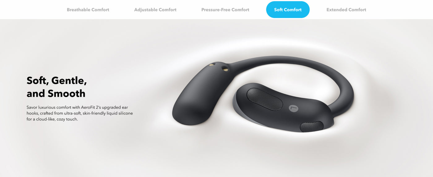 Soundcore Aerofit 2 | Secure, Comfortable Hi-Res Wireless Earbuds