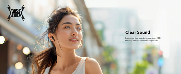 Soundcore K20i Earbuds | 36-Hour Playtime & Clear Sound